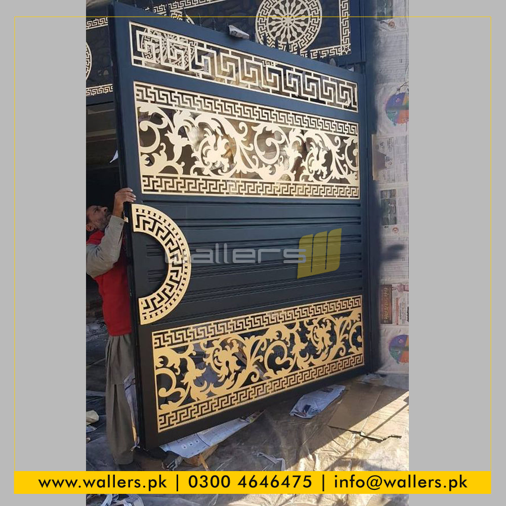 CNC Laser Cut Door & Gate Design - 02 - Wallers
