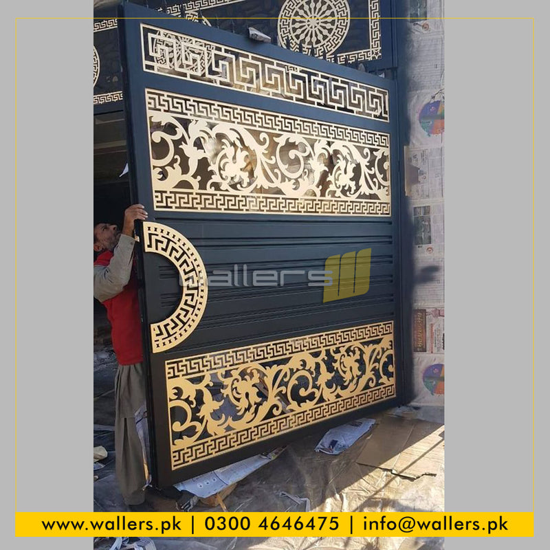 CNC Laser Cut Door & Gate Design - 02 - Wallers