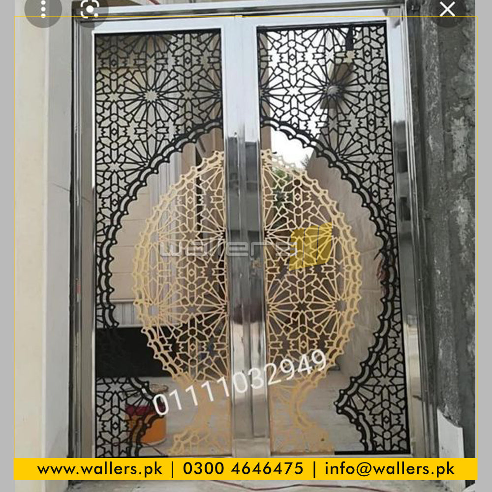 CNC Laser Cut Door & Gate Design - 05 - Wallers