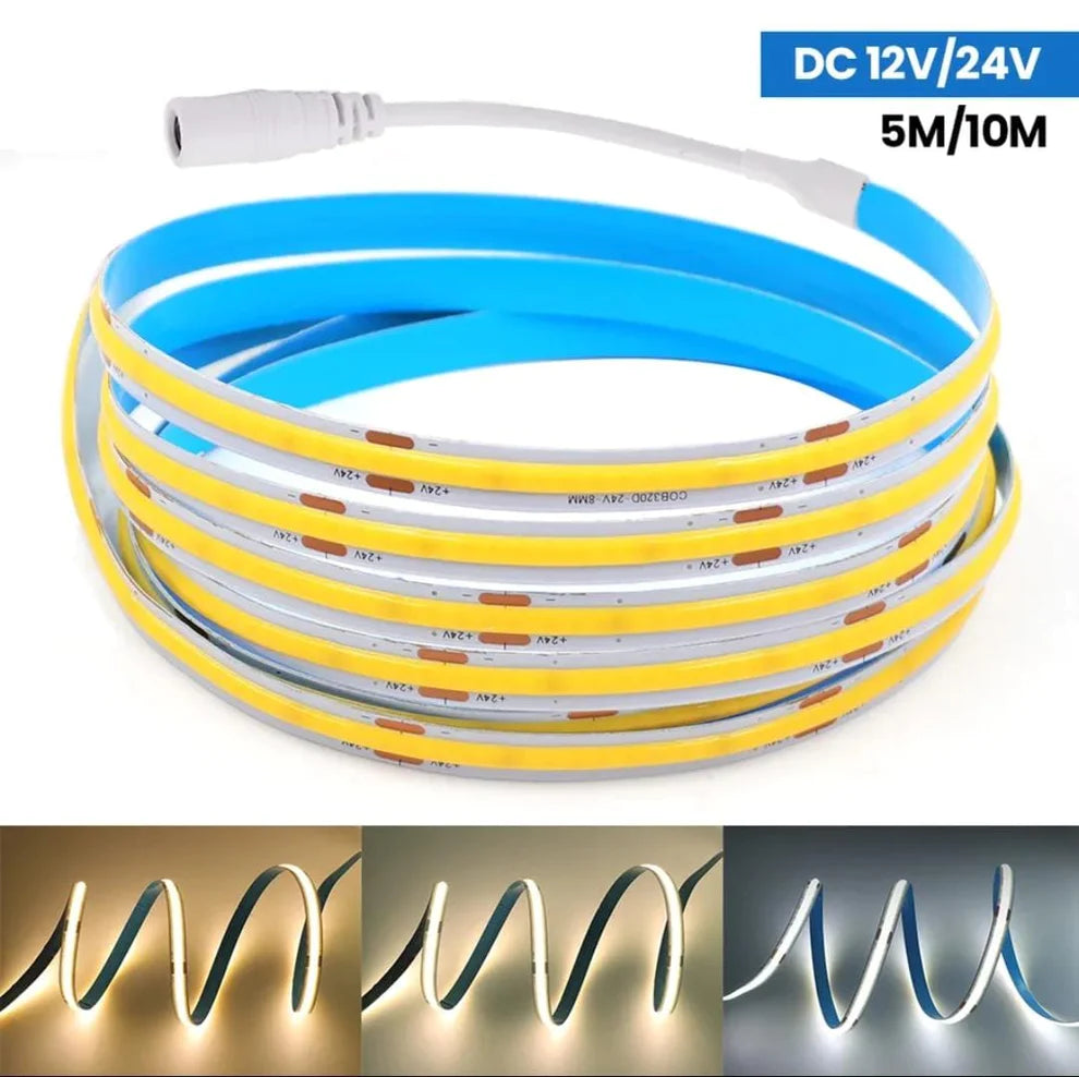 COB Strip LED Light | 5 Meter / Roll – Wallers