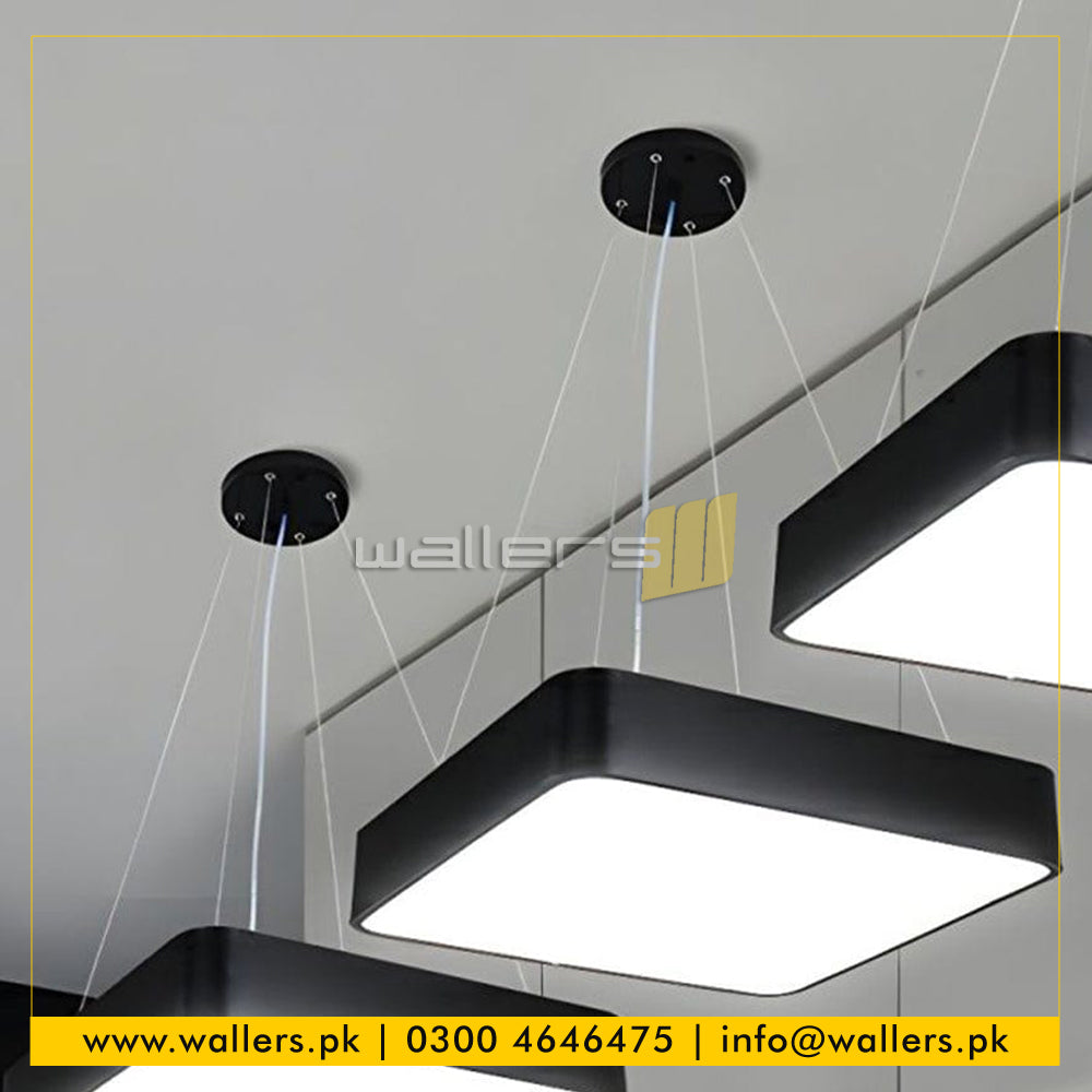Solid Square Shape Customized Hanging/Suspended Profile LED Light - Wallers