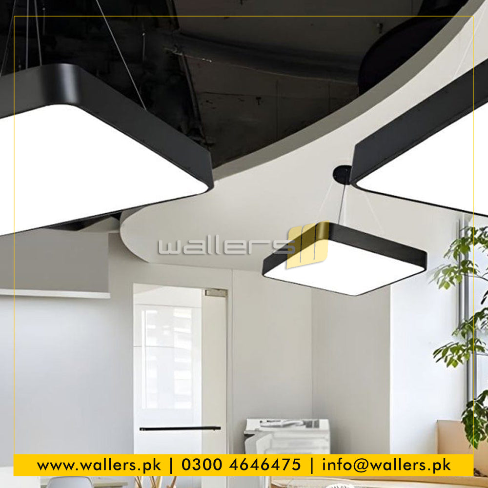 Solid Square Shape Customized Hanging/Suspended Profile LED Light - Wallers