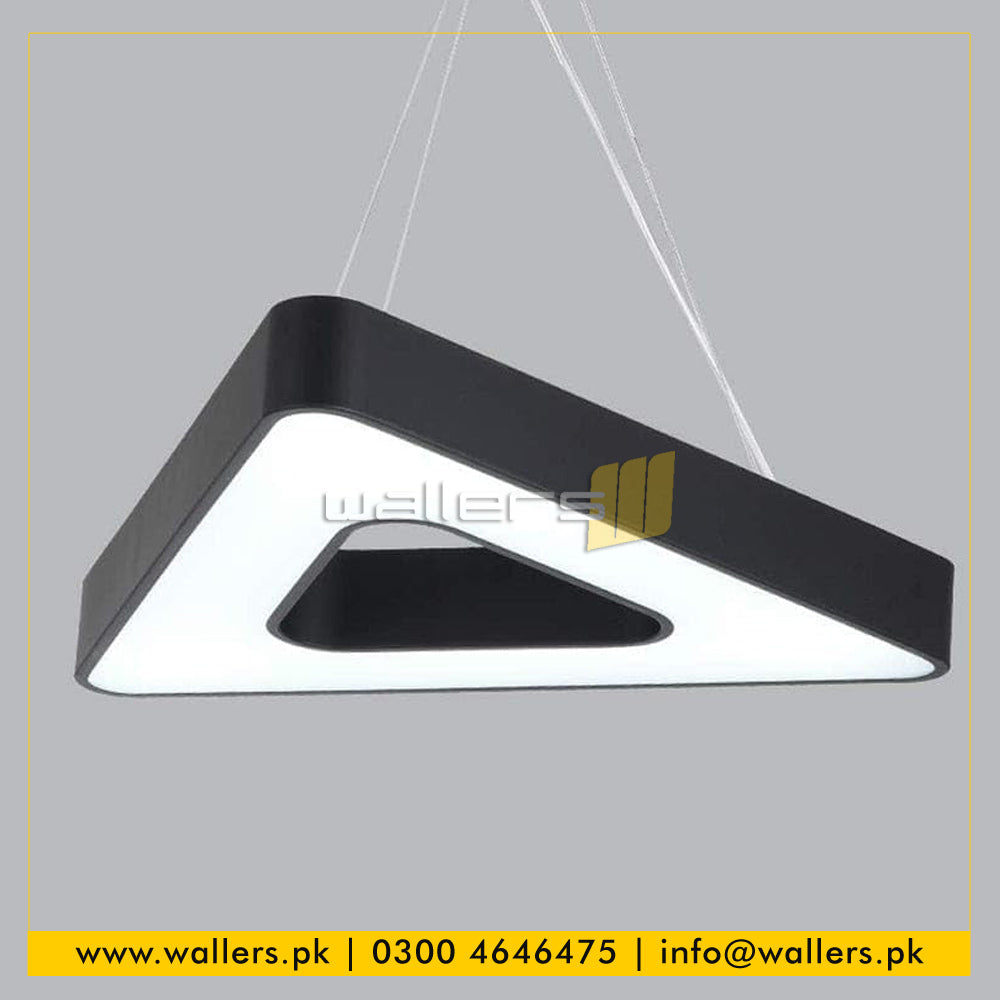 Hollow Triangle Shape Custom Hanging/Suspended Ceiling LED Profile ...