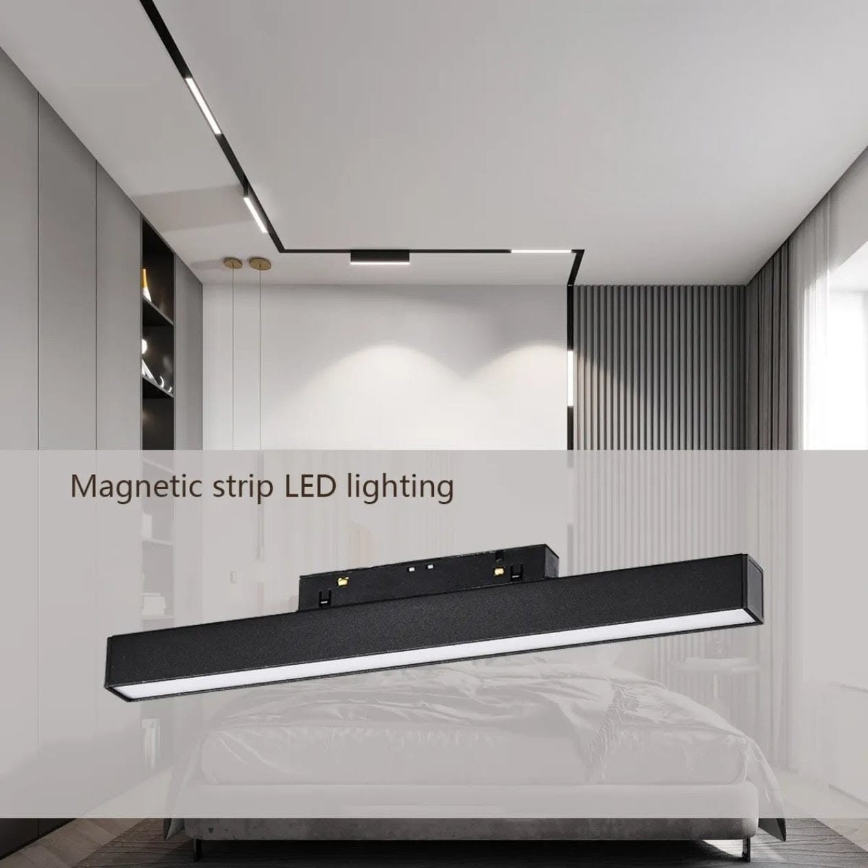 Magnetic SMD Linear Light Fixed | Magnetic Track Lighting System – Wallers