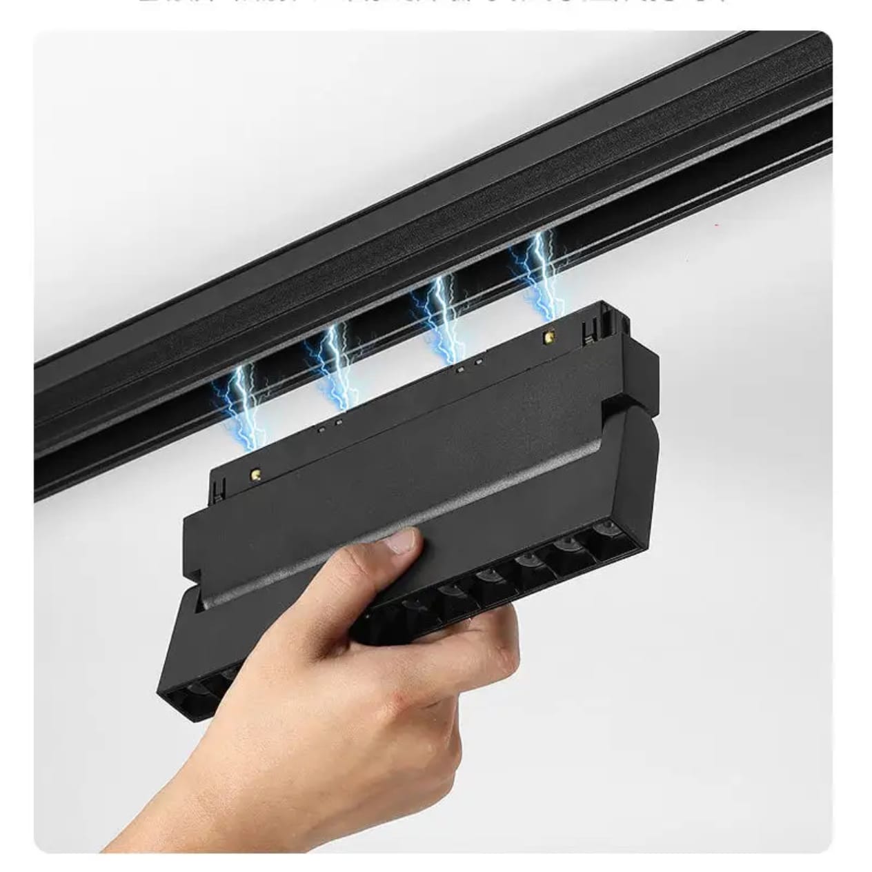 Rotatable Magnetic Laser Linear COB Light | Magnetic Track Lighting ...
