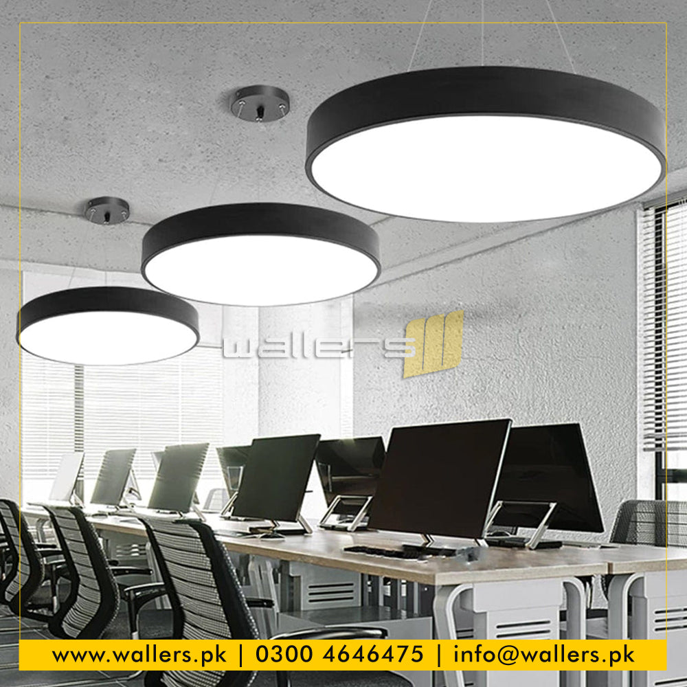 Solid Ring / Circular Shape Customized Hanging/Suspended Profile Light ...